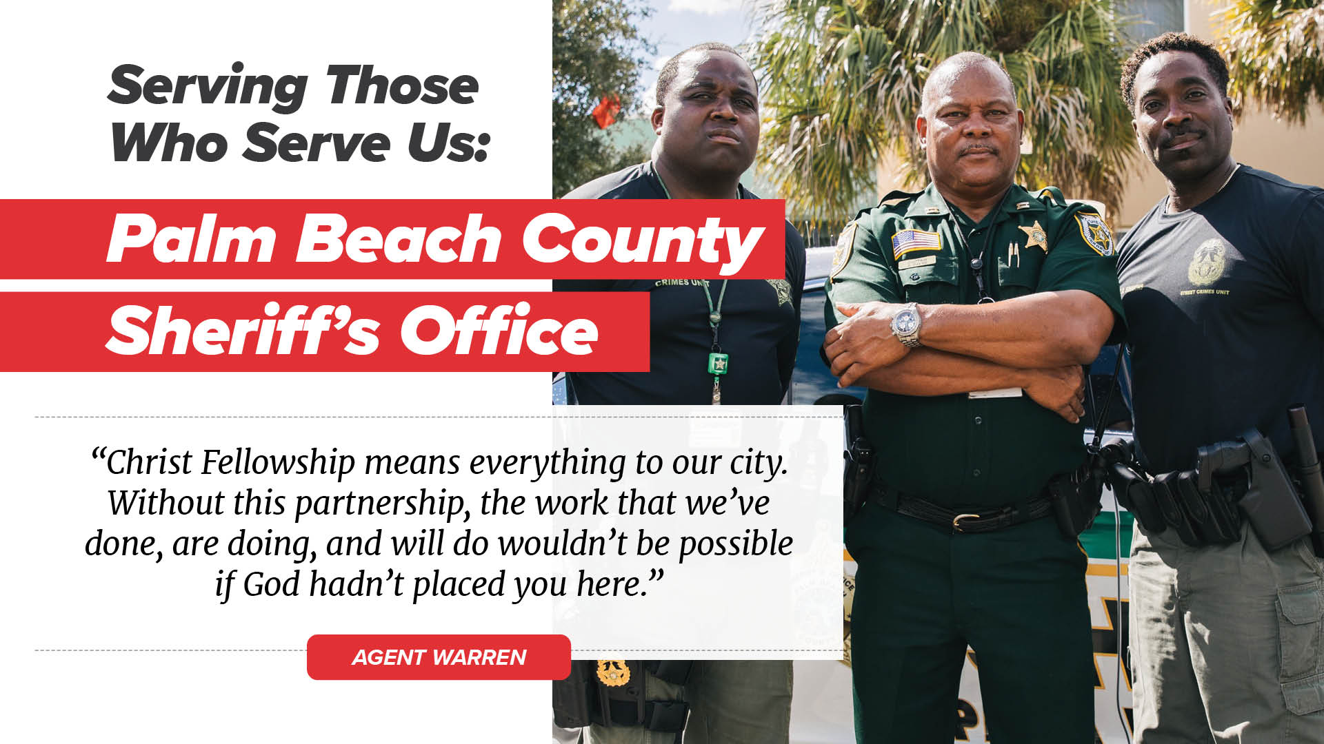 Cities & First Responders | Christ Fellowship Church